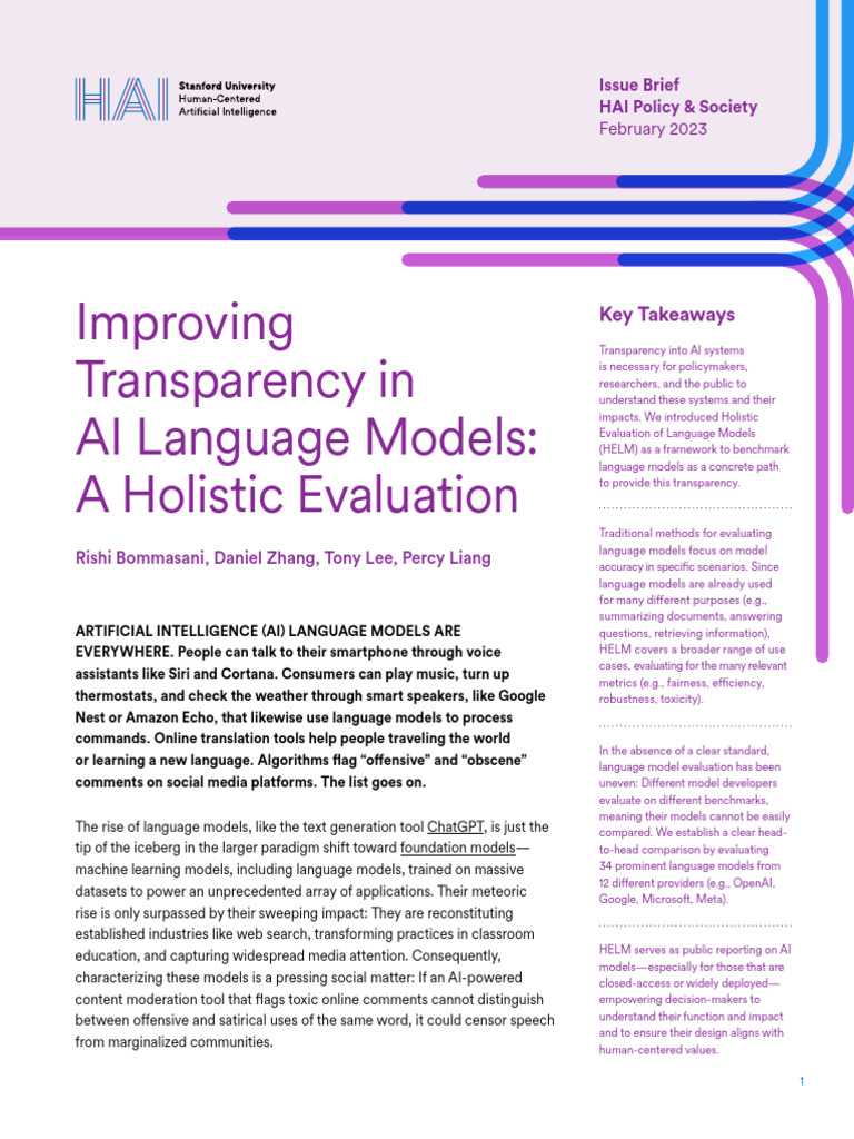 AI Language Models Transparency | PDF | Artificial Intelligence ...