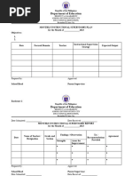Sample Monitoring Plan | PDF