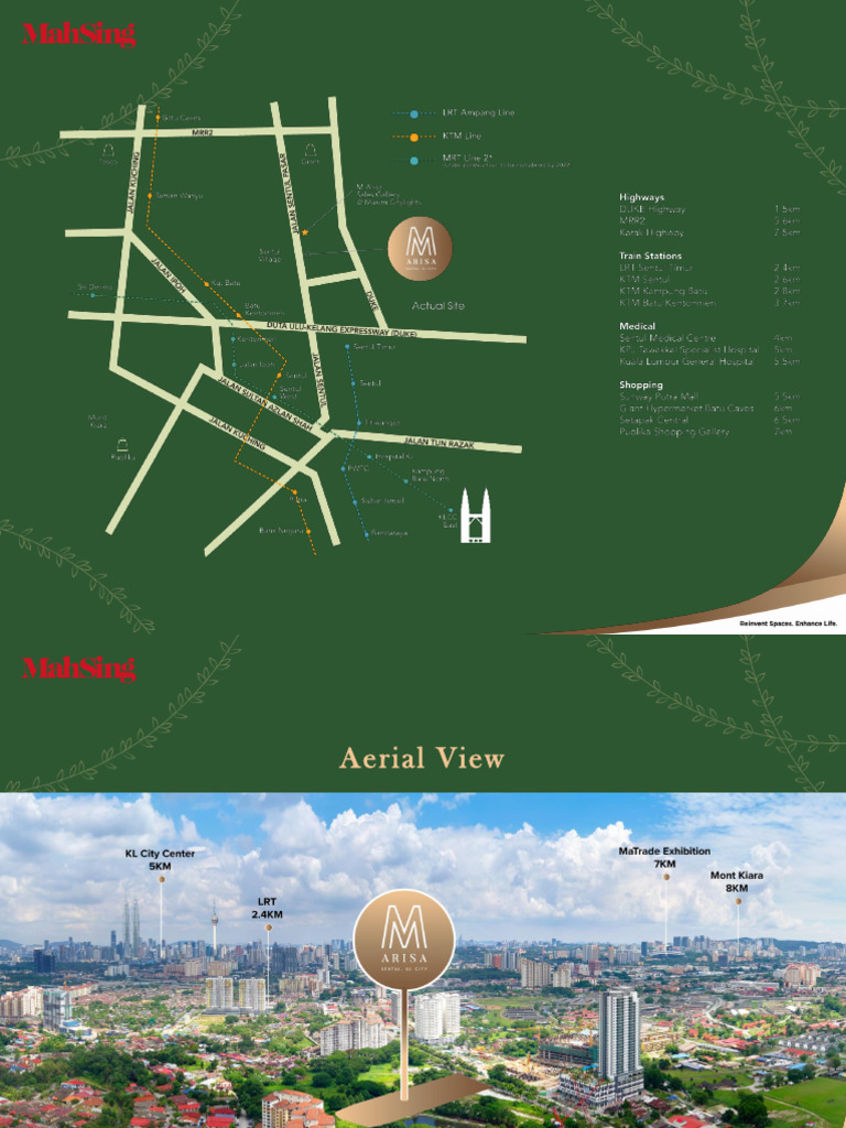 Brochure KL Sentul Freehold 70% Furnish LRTMRT Condo | PDF