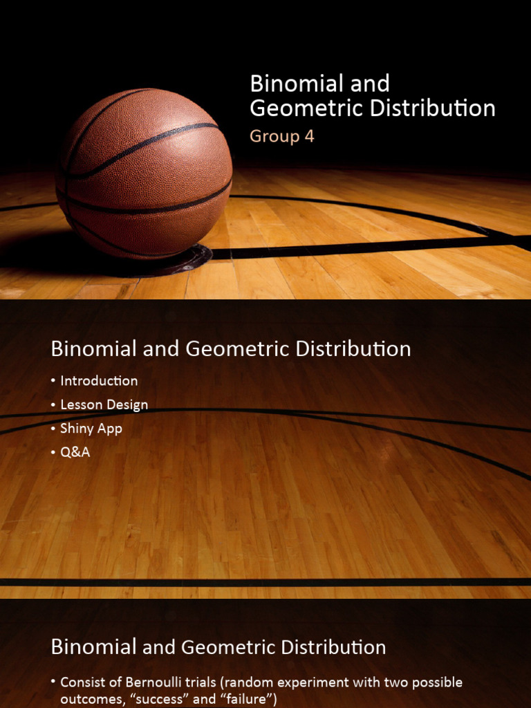 Binomial and Geometric Distribution - v2 | PDF | Language Arts ...