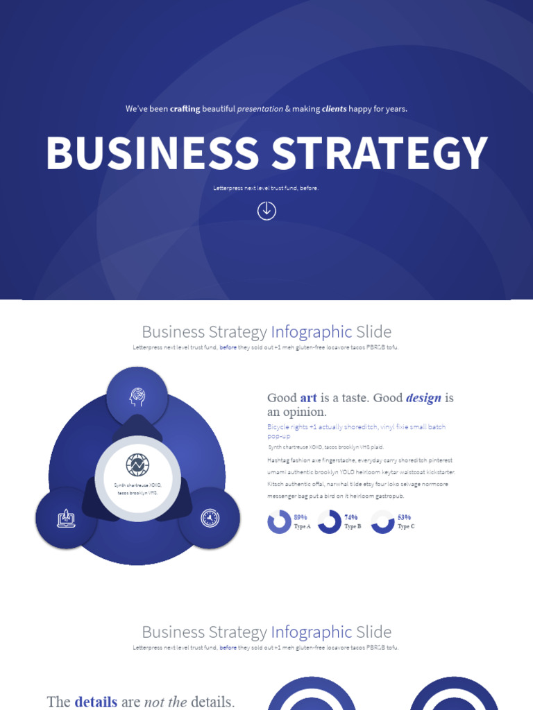 Business Strategy - Color 06 (Navy Blue) | PDF
