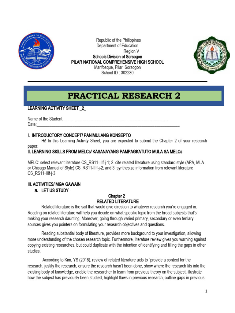 Las Chapter 2 in PR2 Revised | PDF | Social Media | Popular Culture ...