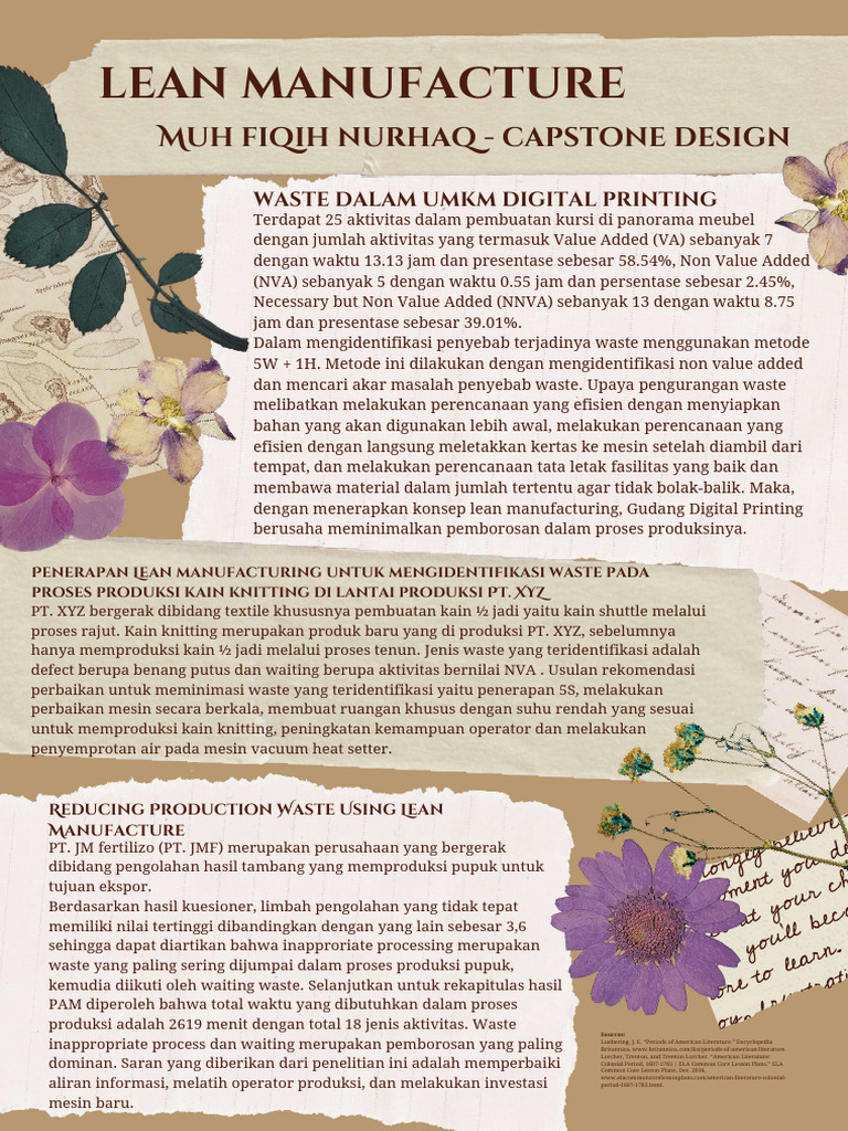 Poster Lean Manufacture - Compressed | PDF