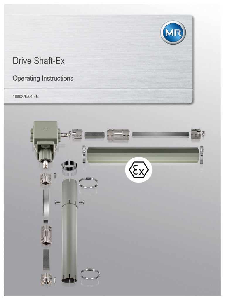Drive Shaft-Ex Operating Instructions 1800276 04 en | PDF | Business ...