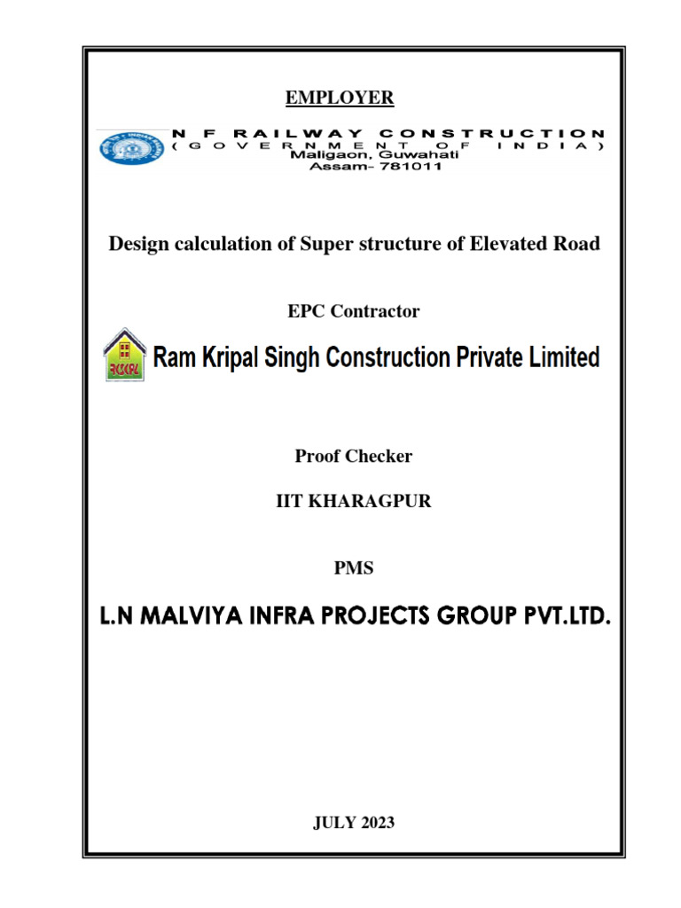 Elevated Road Superstructure Design | PDF | Strength Of Materials ...