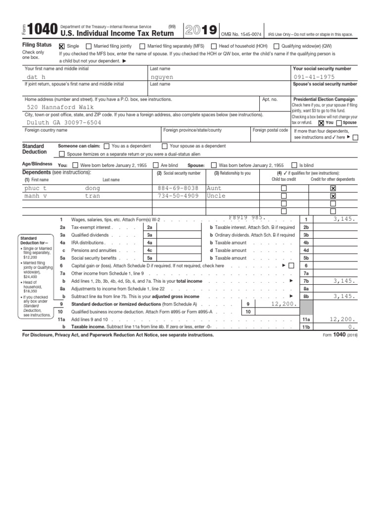 Unknown | PDF | Irs Tax Forms | Social Security (United States)
