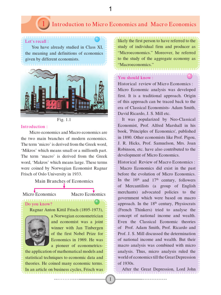 Economics Module - I-1 | PDF | Economics | Macroeconomics