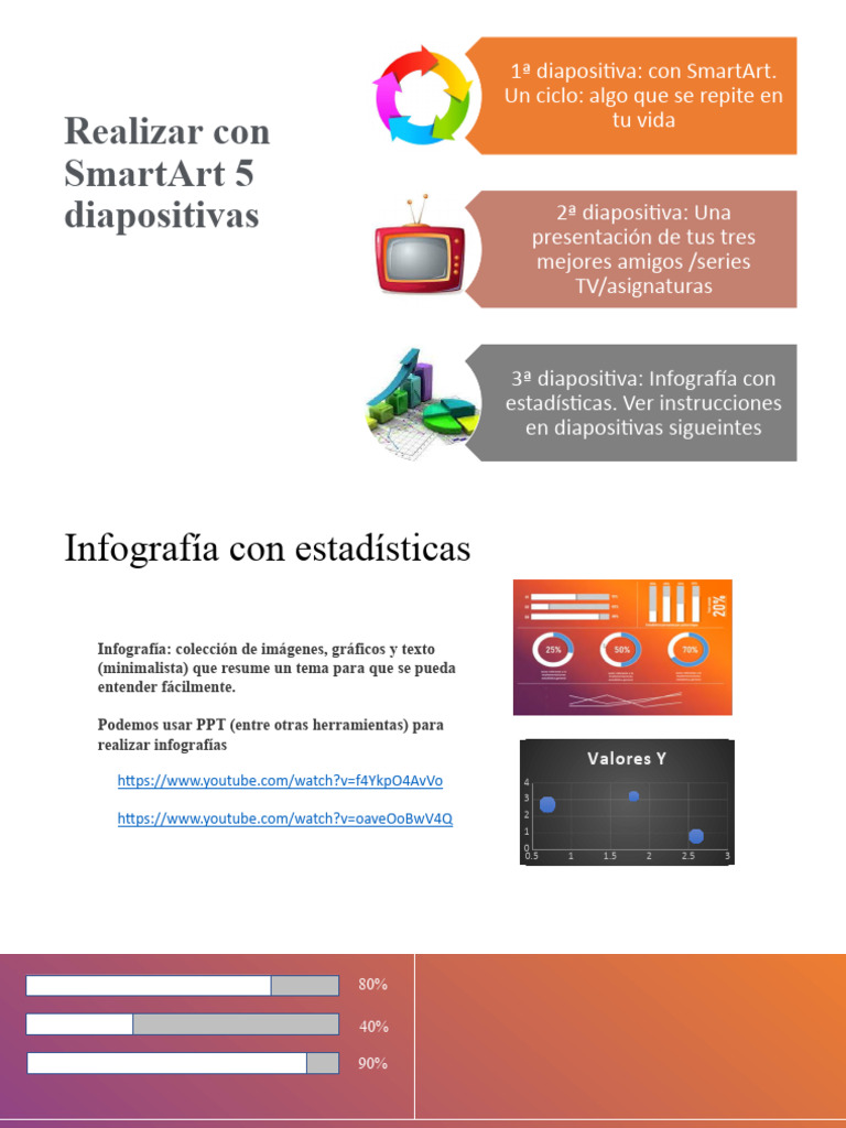 Unidad 04 - Practica 10 SmartArt y Estadísiticas | PDF