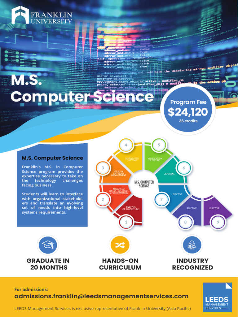LEEMS Flyer Computer Science | PDF | Computers | Technology & Engineering