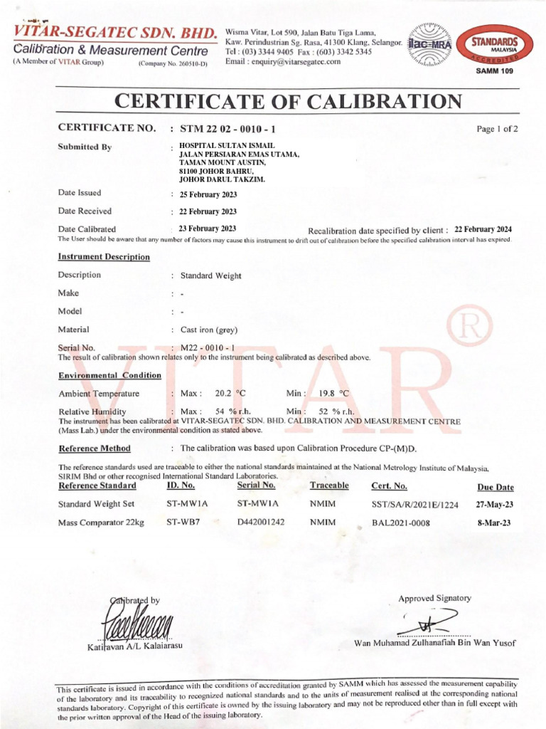 Calibration Measurement Centre 2 Pdf