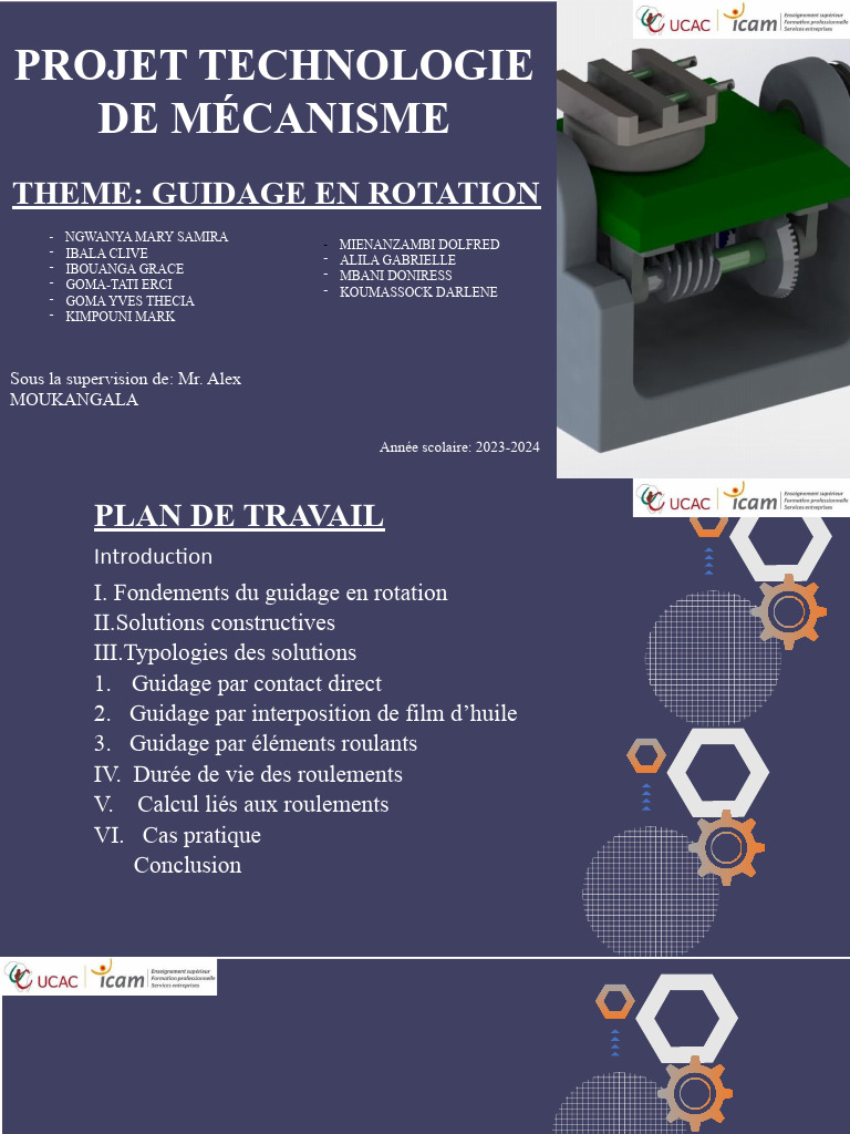 Guidage en Rotation | PDF | Palier (mécanique) | Ingénierie civile