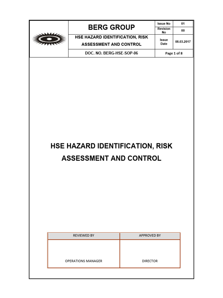 HSE Risk Assessment Guide | PDF | Risk | Hazards