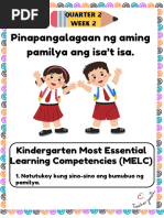 Quarter 2-Week 4 Kindergarten Worksheets | PDF