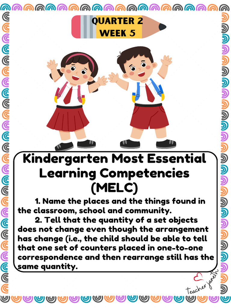 Quarter 2-Week 5 Kindergarten Worksheets | PDF