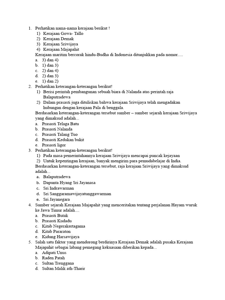 Soal Pts Xii Ganjil | PDF