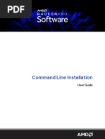Radeon Software Command Line Installation User Guide | PDF | Command Line Interface ...