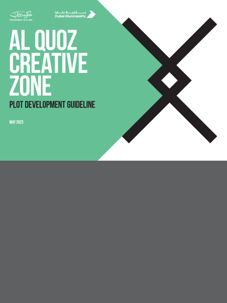 Al Qouz Creative Zone Plot Development Guideline Manual | PDF