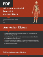 Az Emberi Test Felépítése Anatómia Ápolás | PDF