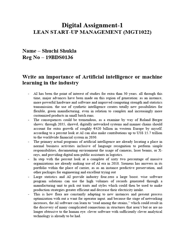 Digital Assignment LSM | PDF