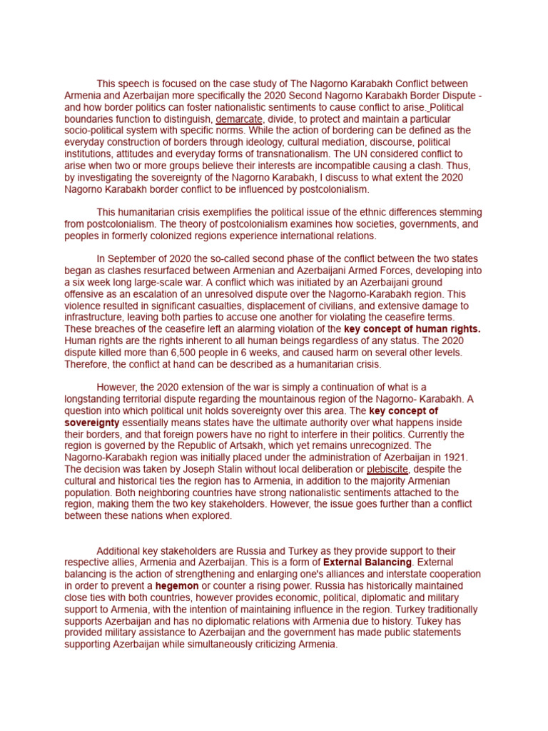 Final Script GPC Borders | PDF | Armenia | Western Sahara