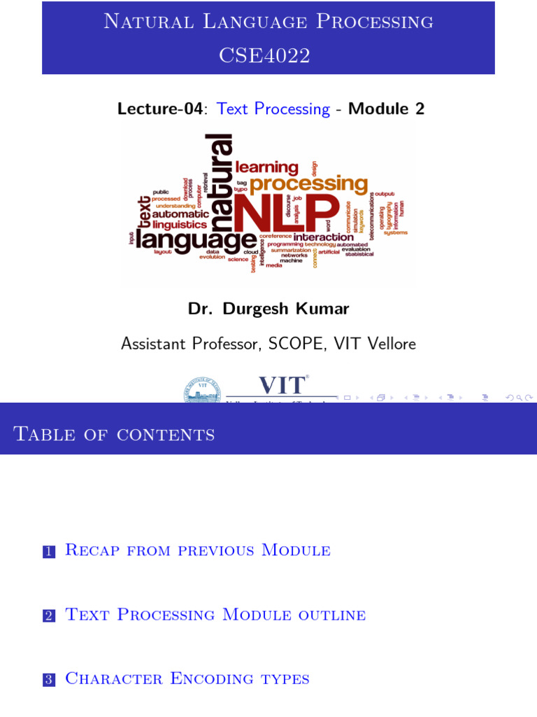 Natural Language Processing | PDF