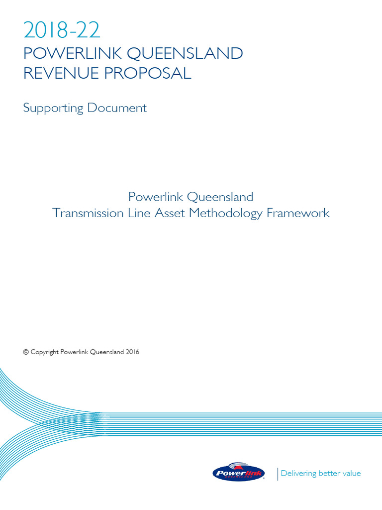 Powerlink - Transmission Line Asset Methodology Framework PUBLIC ...