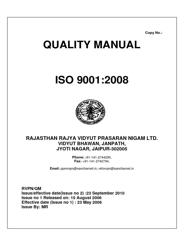 Qualit Manual | PDF | Quality Management | Quality Management System
