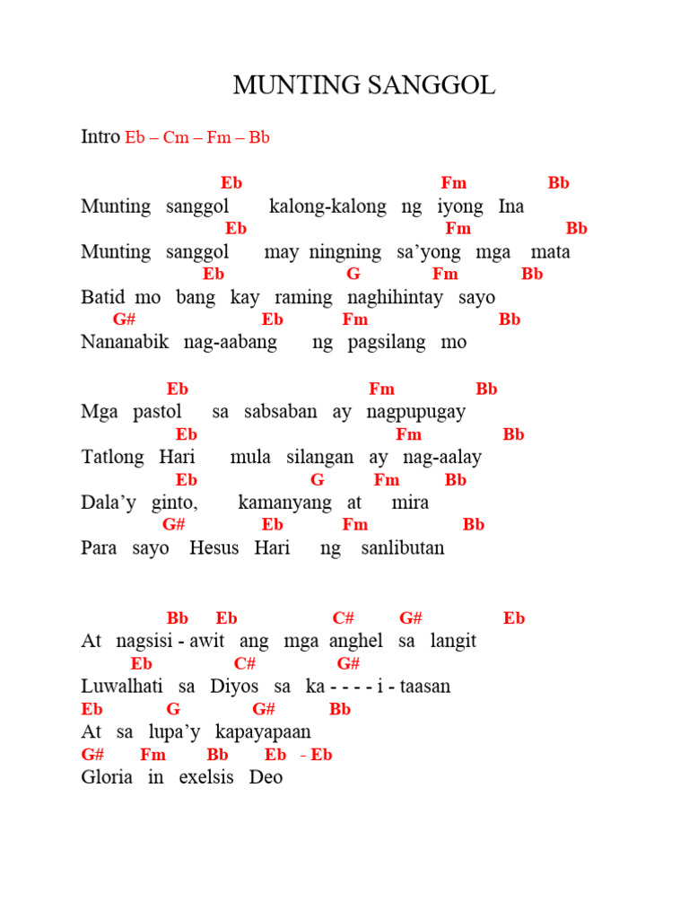 Munting Sanggol | PDF