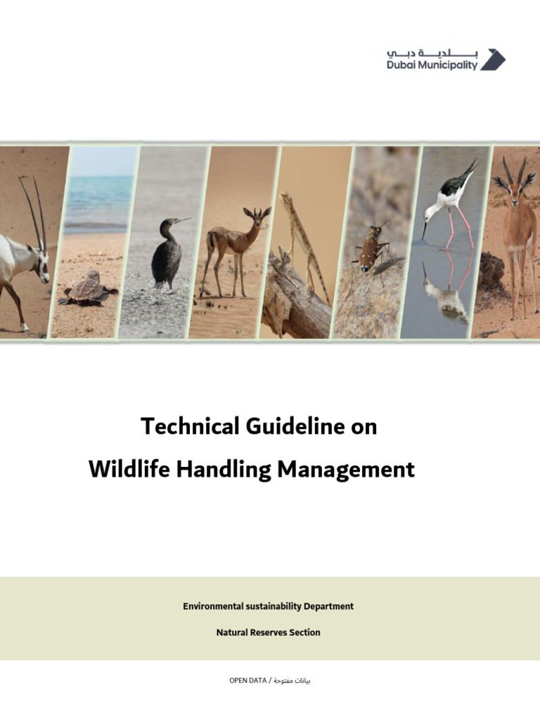 Technical Guideline On Wildlife Handling Management | PDF ...