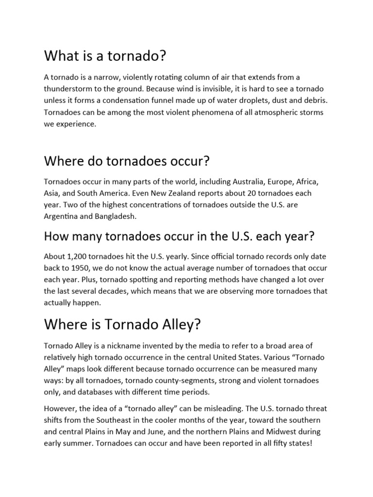 Tornado | PDF