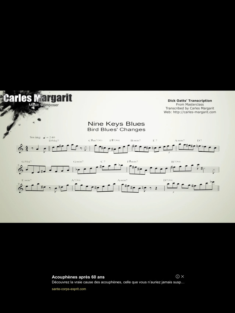 Blues 9 Keys Oatts | PDF