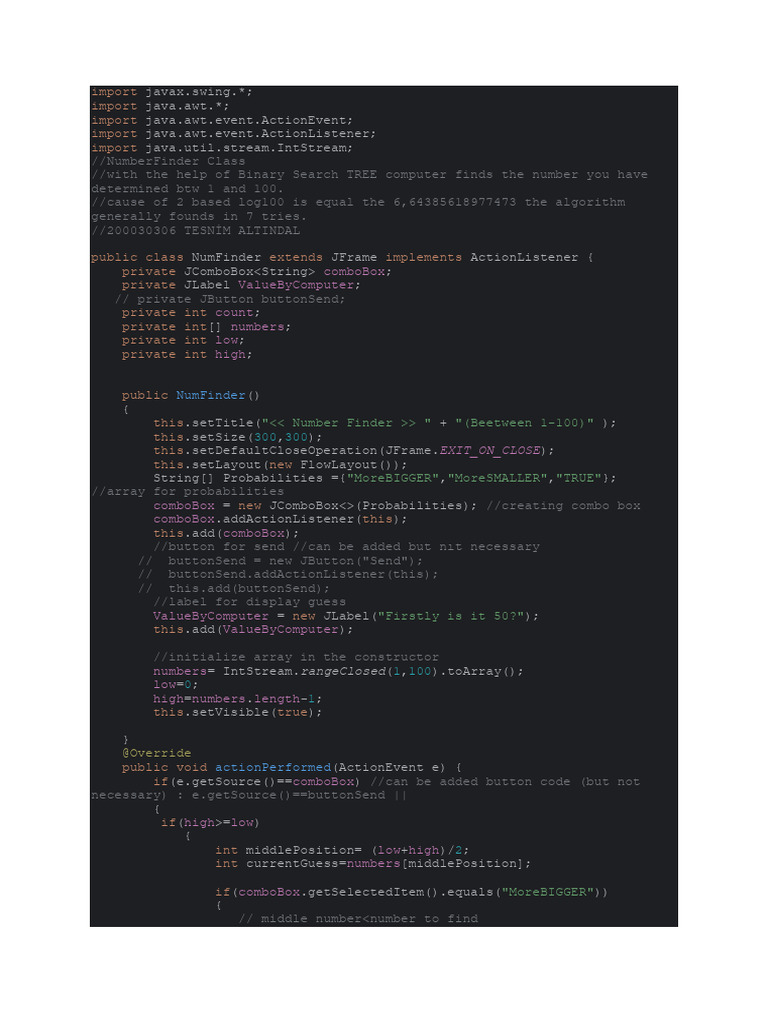 Num Finder | PDF | Software Engineering | Computer Engineering
