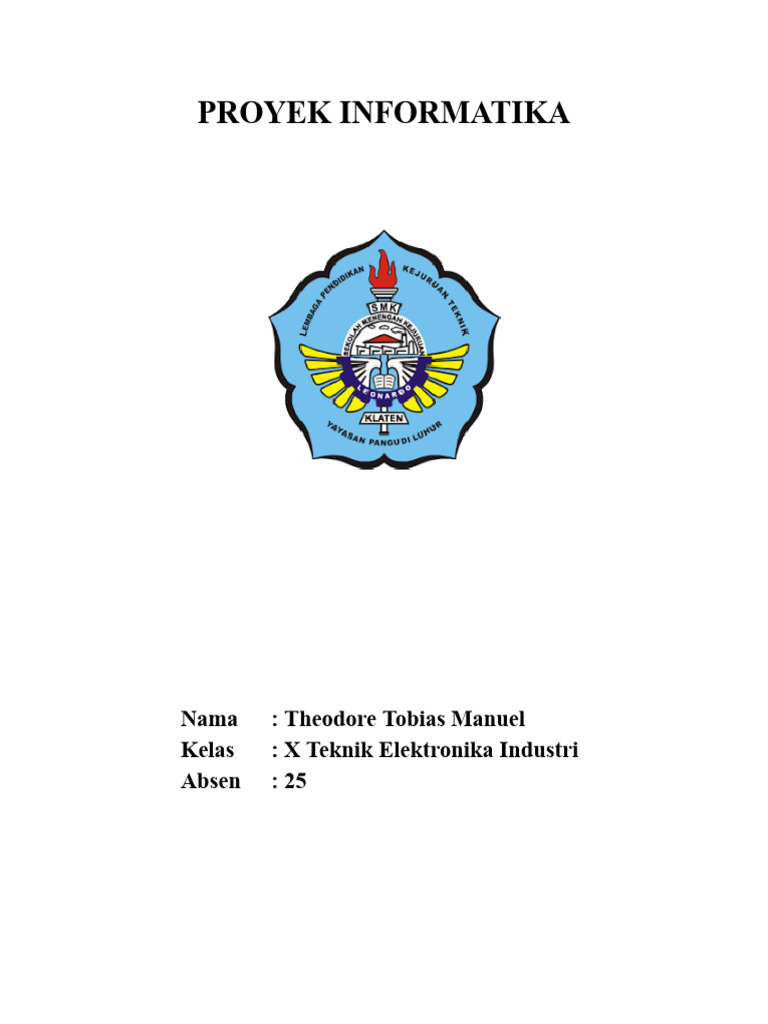 PROYEK INFORMATIKA TTM | PDF | Komputer