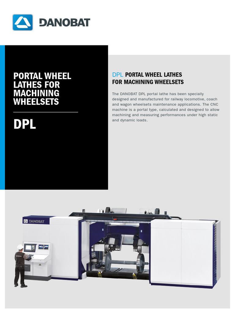 Portal Wheel Lathes For Machining Wheelsets | PDF
