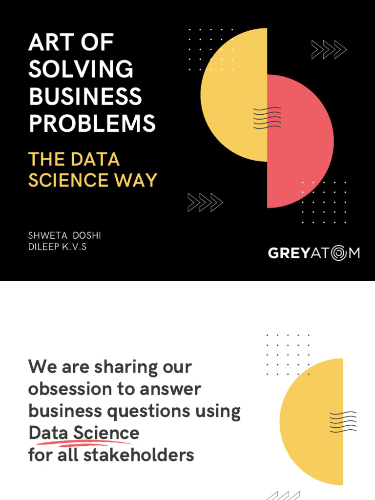 Solving Business Problems with Data Science | PDF | Machine Learning | Data