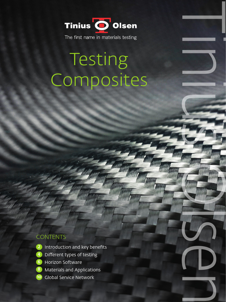 Composite Testing Solutions | PDF | Composite Material | Strength Of ...