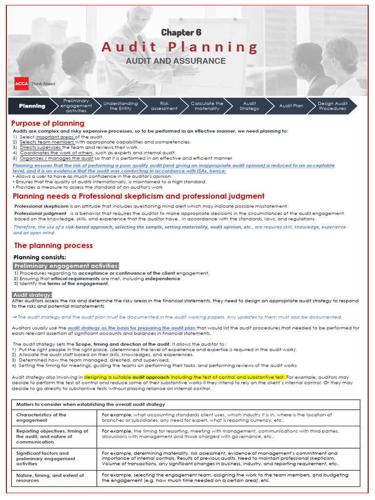 Audit Planning | PDF | Audit | Internal Control