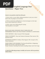 NMS Zaria Entrance Exam Guidelines | PDF