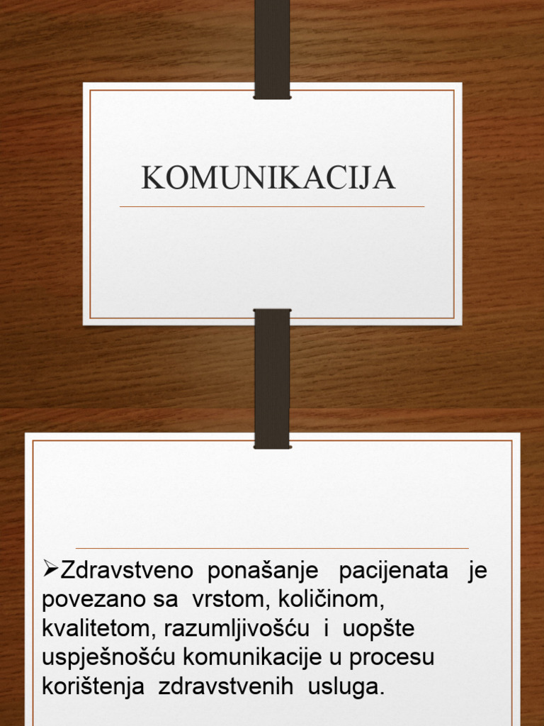 Komunikacija Sestrinstvo | PDF