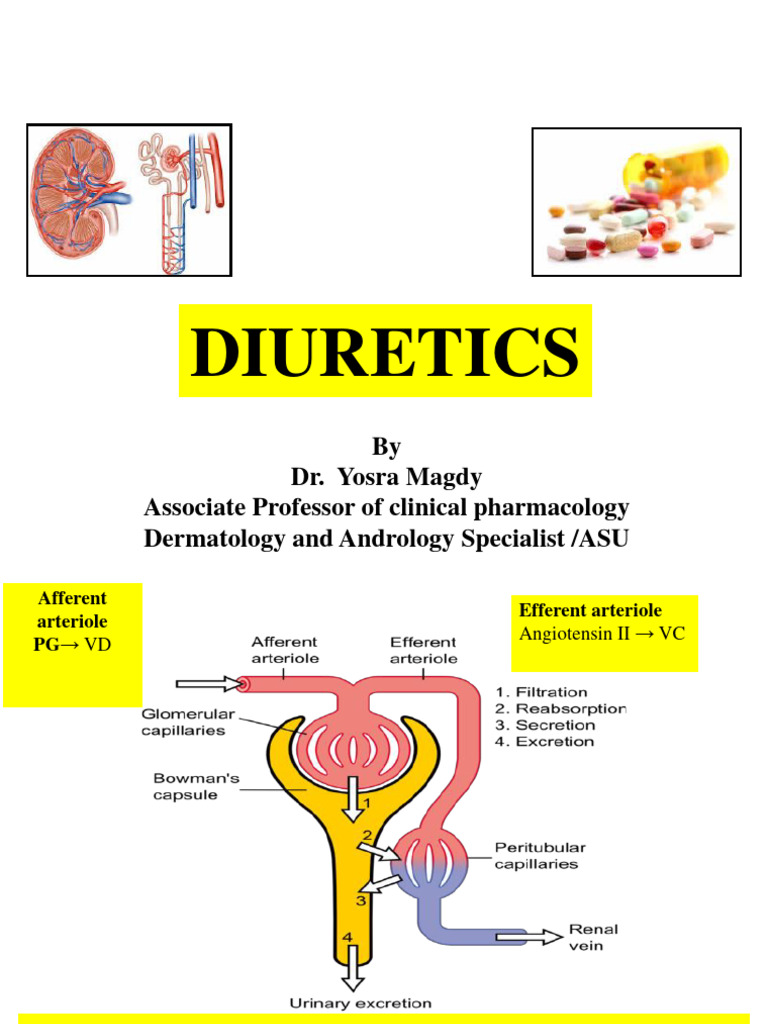 DR Yosra Diuretics 2023 | PDF | Clinical Medicine | Medical Specialties