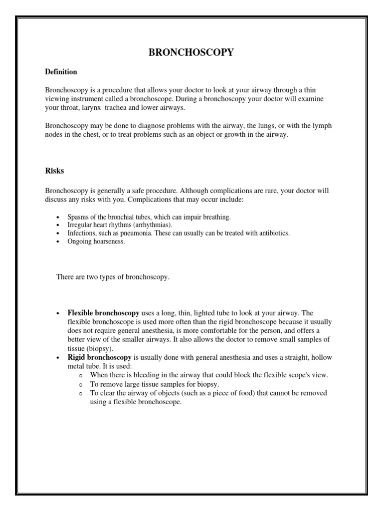 BRONCHOS | PDF | Respiratory Tract | Respiratory System