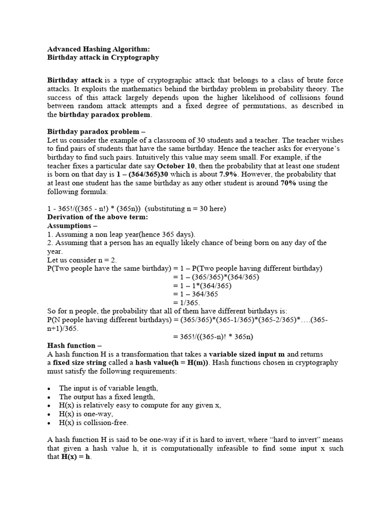 Advanced Hashing Algorithm | PDF | Public Key Certificate | Public Key Cryptography