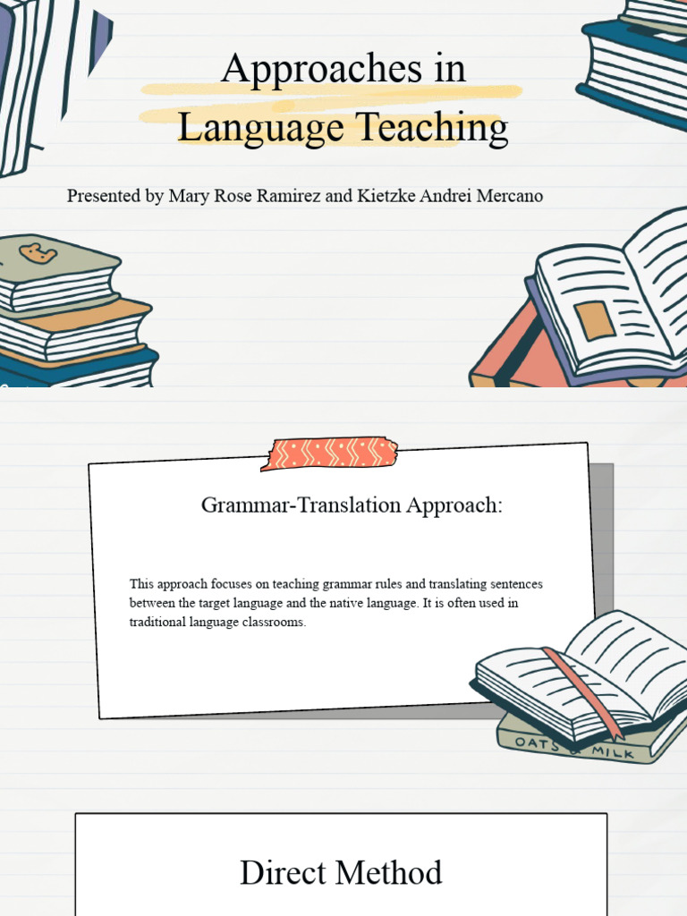 Language Teaching Approaches Overview | PDF | Second Language ...
