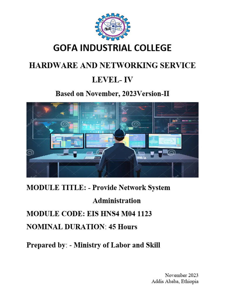 M04 - Providing Network Systems Administration | PDF | Backup | Information Security