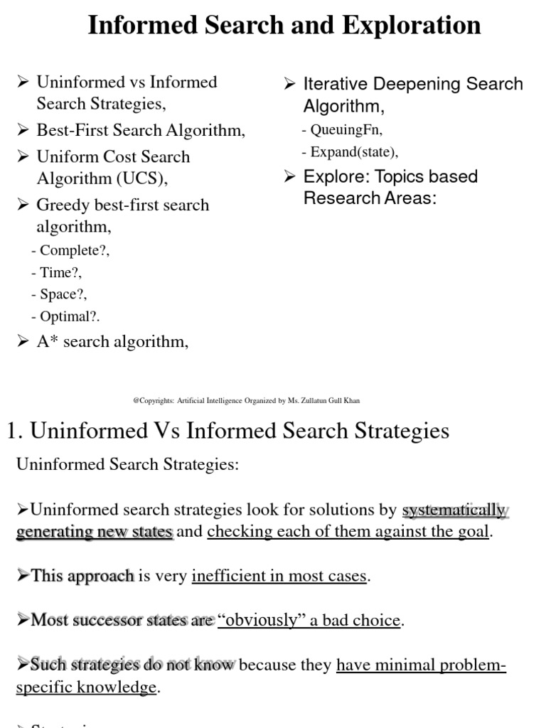 Lecture-4 (Search Algorithms) | PDF | Algorithms | Algorithms And Data ... Lecture-4 (Search Algorithms) | PDF | Algorithms | Algorithms And Data ...