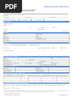 Mapfre Middlesea Motor Claim Form | PDF | Insurance