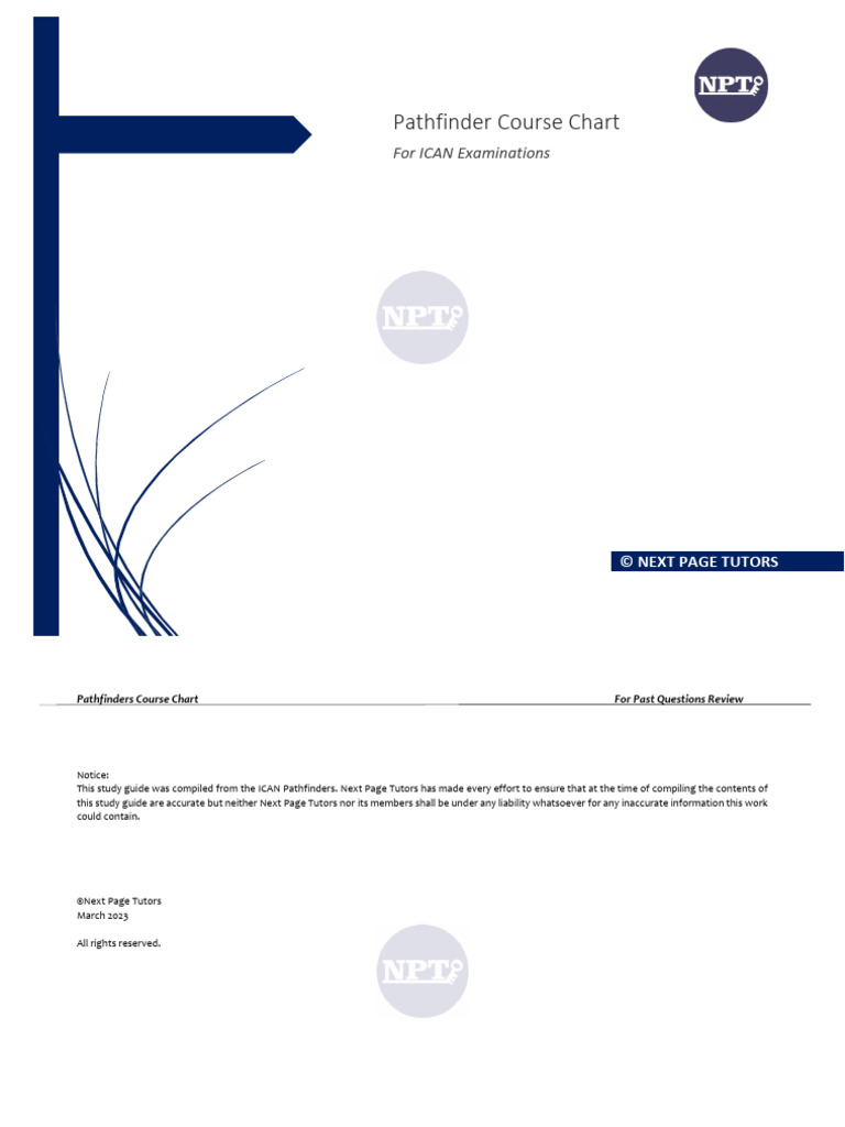 NPT-Pathfinder Course Chart - v2 | Download Free PDF | International ...