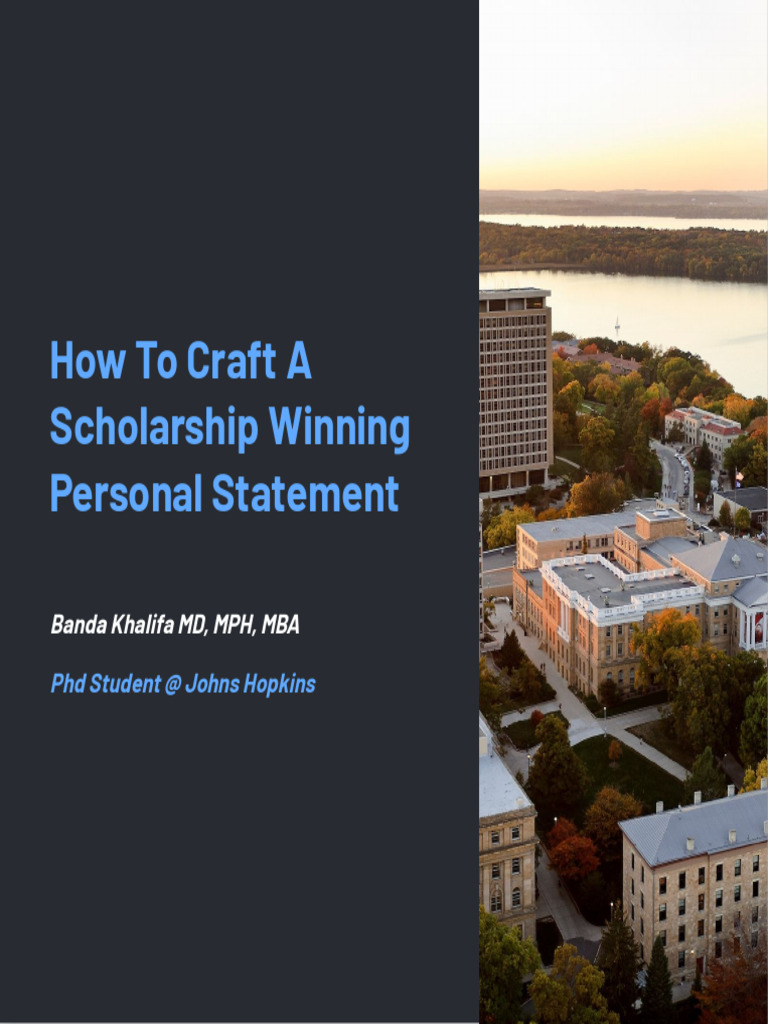 Craft A Winning Personal Statement | PDF | Leadership | Knowledge