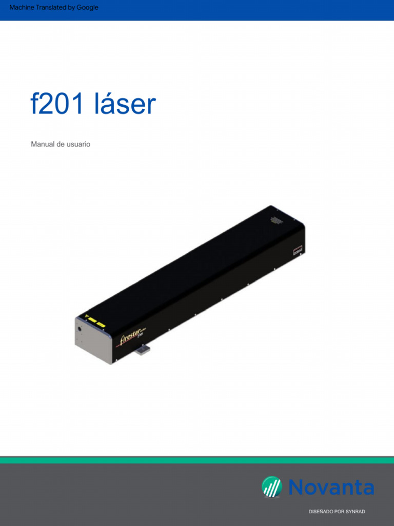 f201 Novanta Product Manual 727 v2 Complete 230919 144503 | PDF