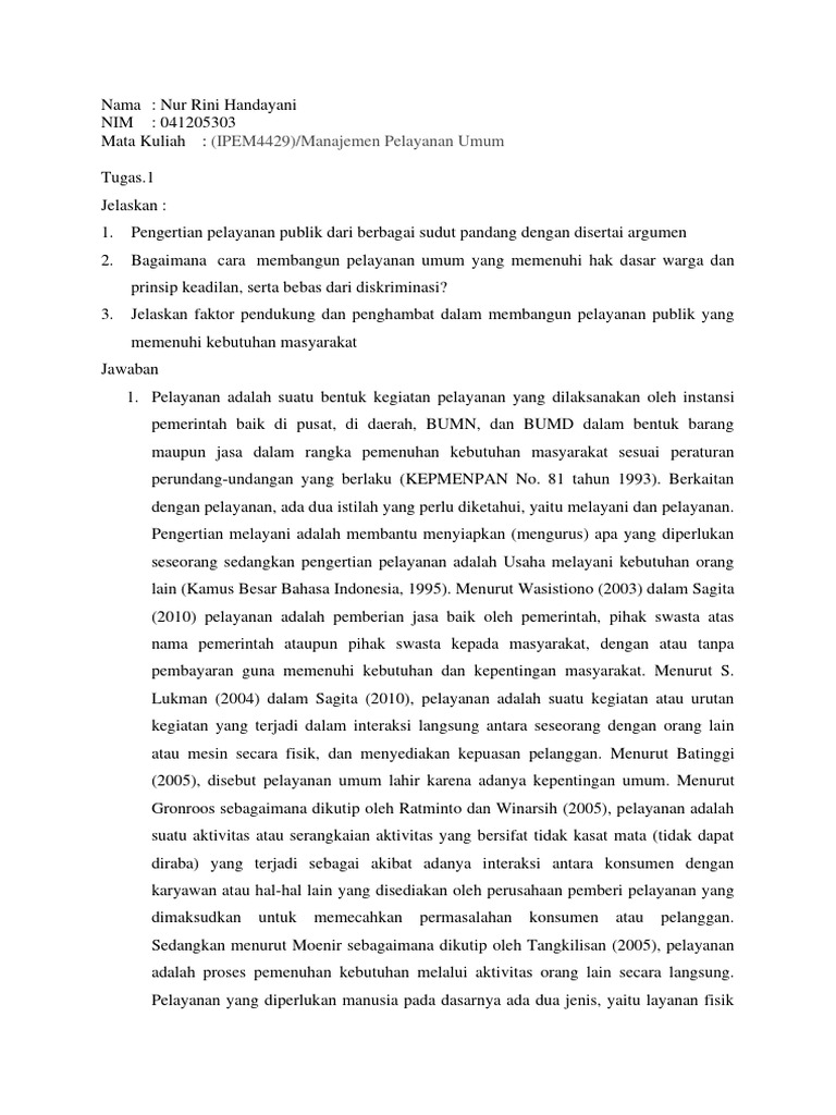 Tugas 1 Matkul 3 | PDF